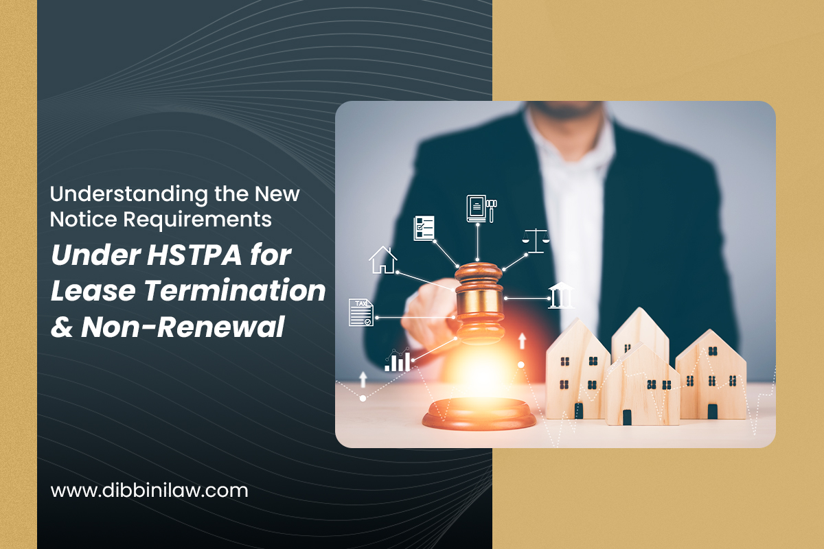 Understanding the New Notice Requirements Under HSTPA for Lease ...